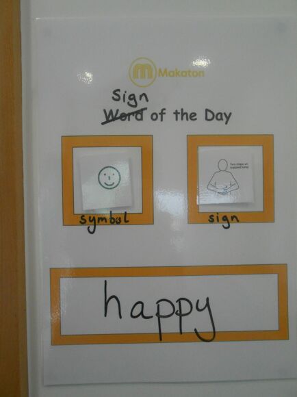 Makaton Signs of the Day - Latest News - Newcastle Bridges School